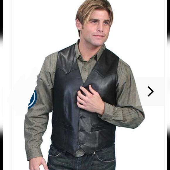Scully | Jackets & Coats | Scully Mens Black Leather Vest Size 4 | Poshmark